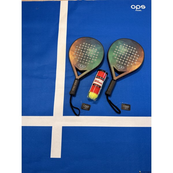 2 X OUR PADEL STORY PADELBAT + 3 BOLDE